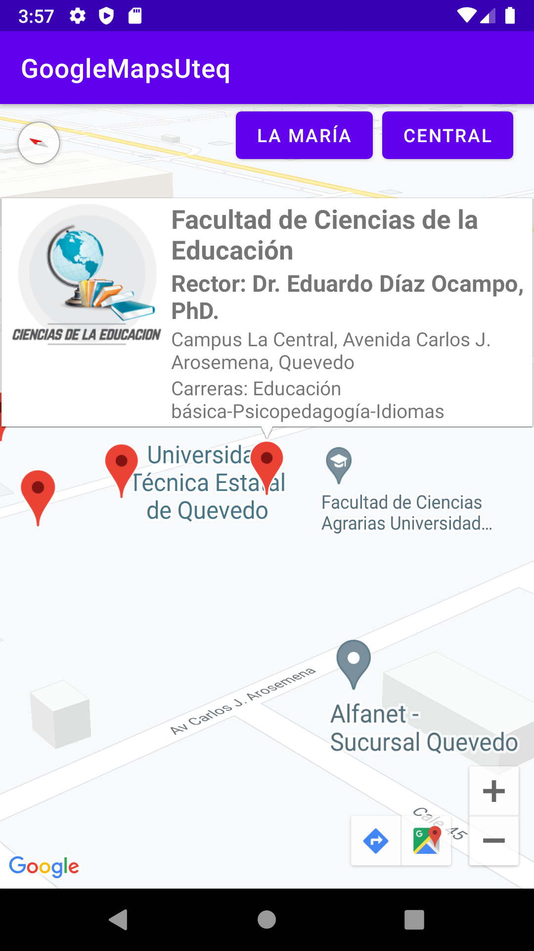 GitHub - LisLeoMeraC/Marcadores_GoogleMapsUteq: Marcadores de las facultades de la UTEQ con ...