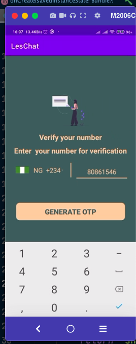GitHub - phegondev/LesChat: LesChat is a realtime chatApp. Features include phone no ...