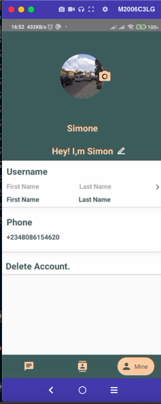 GitHub - phegondev/LesChat: LesChat is a realtime chatApp. Features include phone no ...