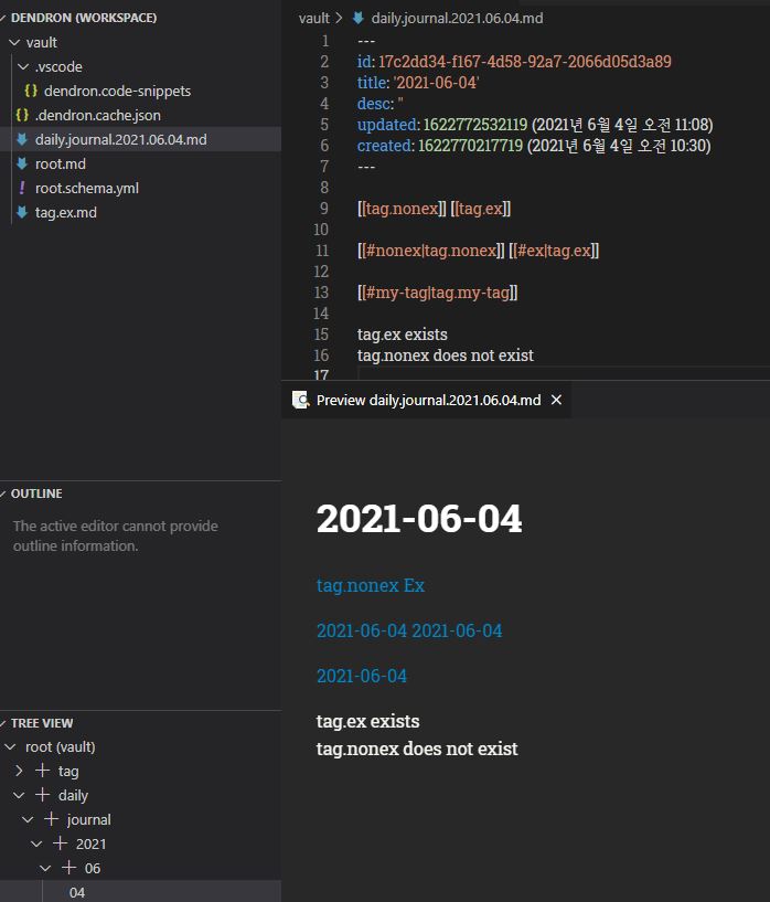 Tags shown same as document title · Issue #790 · dendronhq/dendron · GitHub