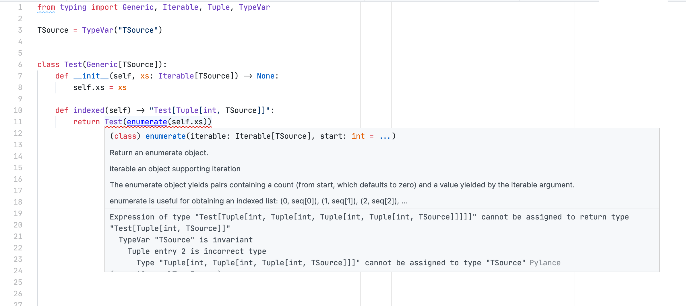 Type problems with using __init__ / class constructor · Issue #1196 ...