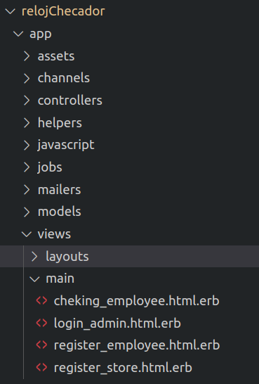 Implement views on a rails framework · Issue #17 · BrightCoders-Institute/BCDIC22-RoR-reloj ...