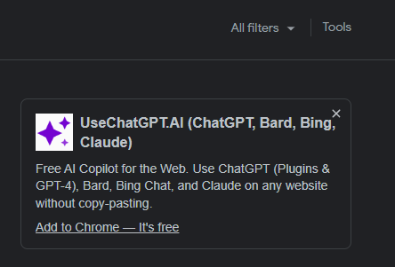 The extension add ads to Google results · Issue #202 · interstellard/chatgpt-advanced · GitHub