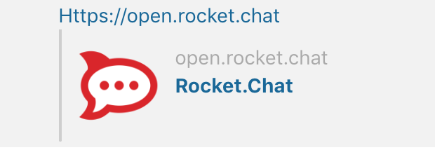 Rocketchat Icon Does Not Show Up With The Hyperlink In Android App