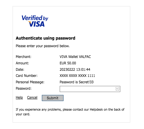 problem with 3D secure - demo account/card - woocommerce · Issue #2339 · VivaPayments/API · GitHub