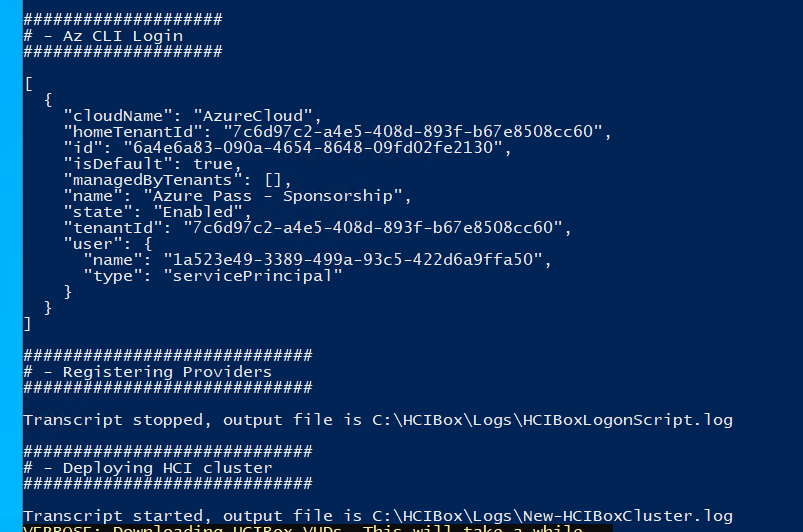Azure Jumpstart HCIBOX Bicep Post-deployment template is failing and its is a loop after restart ...