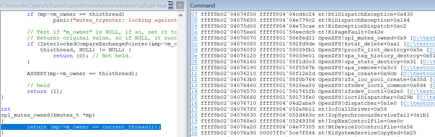 Bug check during create zpool mirror twice · Issue #49 · openzfsonwindows/openzfs · GitHub