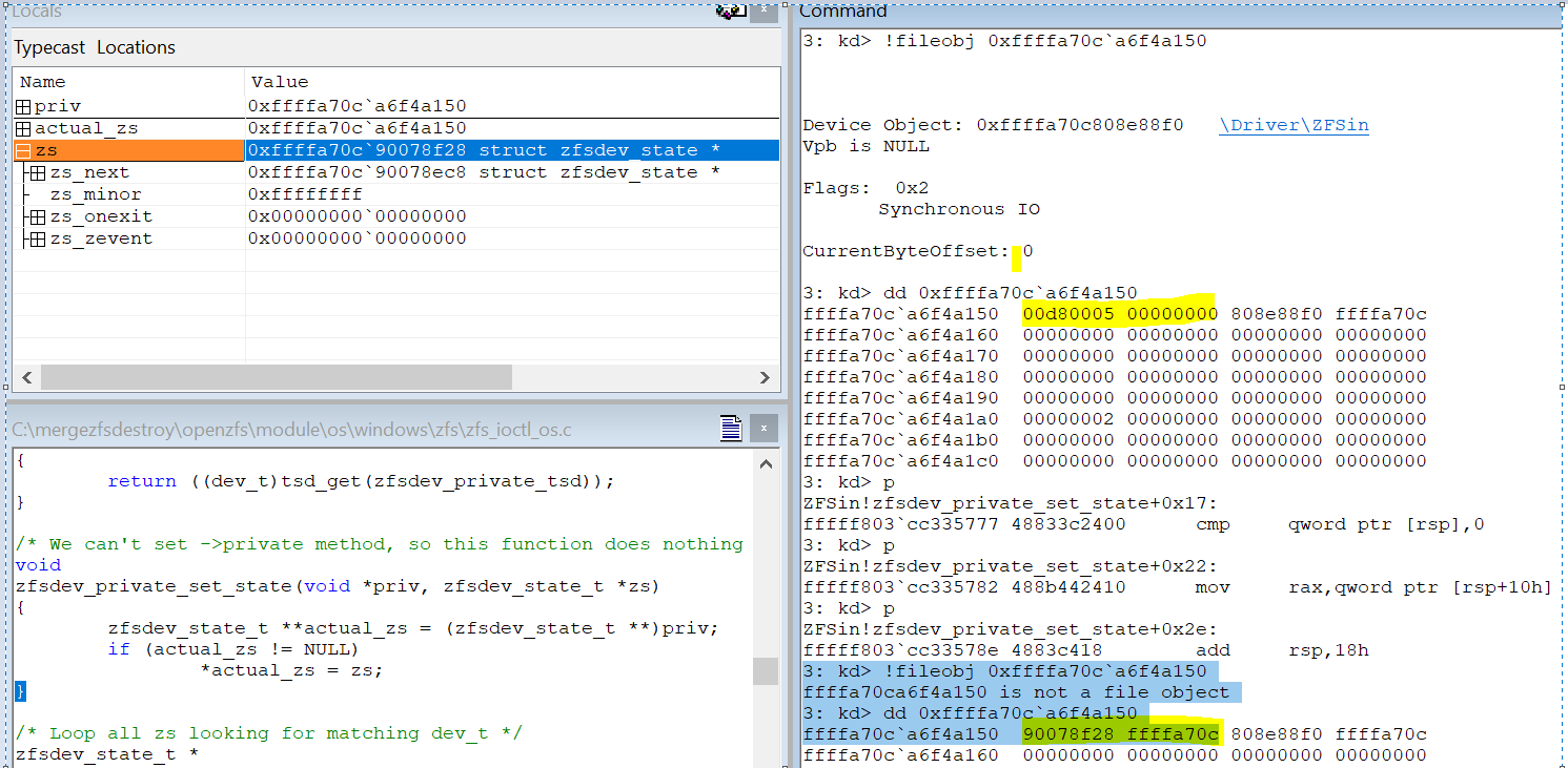 Failure while opening ZFS device object handle · Issue #64 · openzfsonwindows/openzfs · GitHub