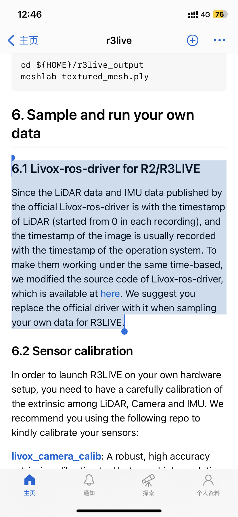 您好，我在运行自己的数据时无法显示图像，并且camera frame一直显示为2 · Issue #58 · hku-mars/r3live · GitHub