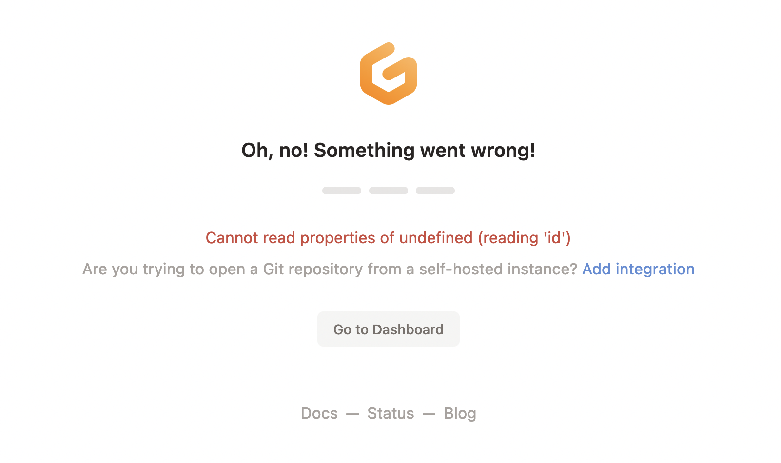 Missing dashboard feedback for some workspace start errors · Issue ... Missing dashboard feedback for some workspace start errors · Issue ...
