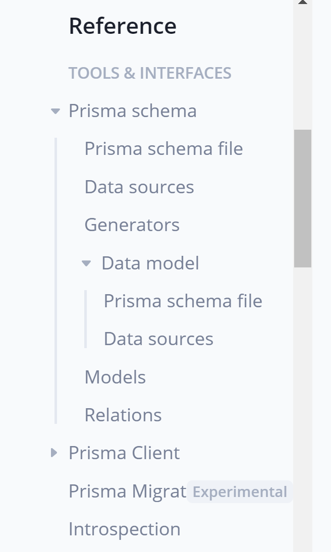 Support 3rd level nesting (styling) · Issue #351 · prisma/docs · GitHub