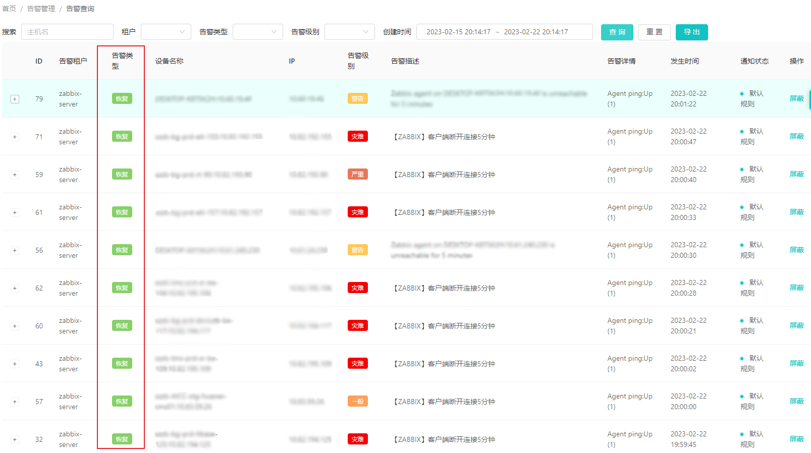 zbxtable 发送的告警状态全是恢复 · Issue #66 · canghai908/zbxtable · GitHub