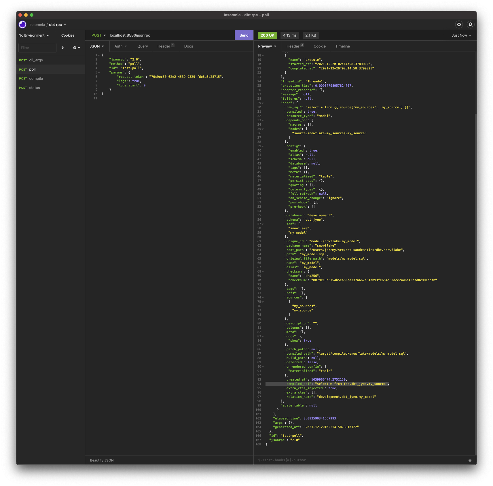 Vars For Dbtprojectyml Configs Cli Works Rpc Doesnt · Issue 48 · Dbt Labsdbt Rpc · Github