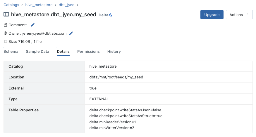 [CT-1036] Changing the schema of seed results in a schema mismatch ...