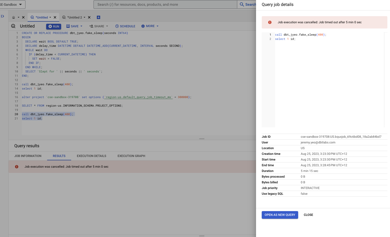 [CT-881] refactor retries · Issue #231 · dbt-labs/dbt-bigquery · GitHub