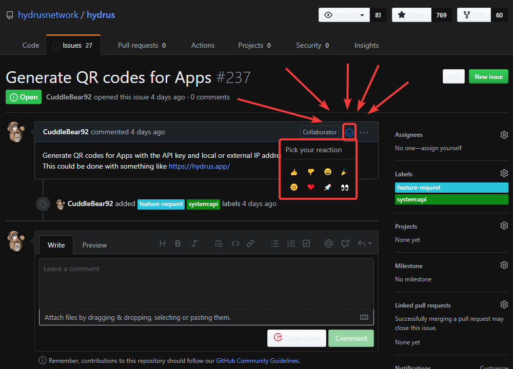 Vote for your issues/features! · Issue #260 · hydrusnetwork/hydrus · GitHub