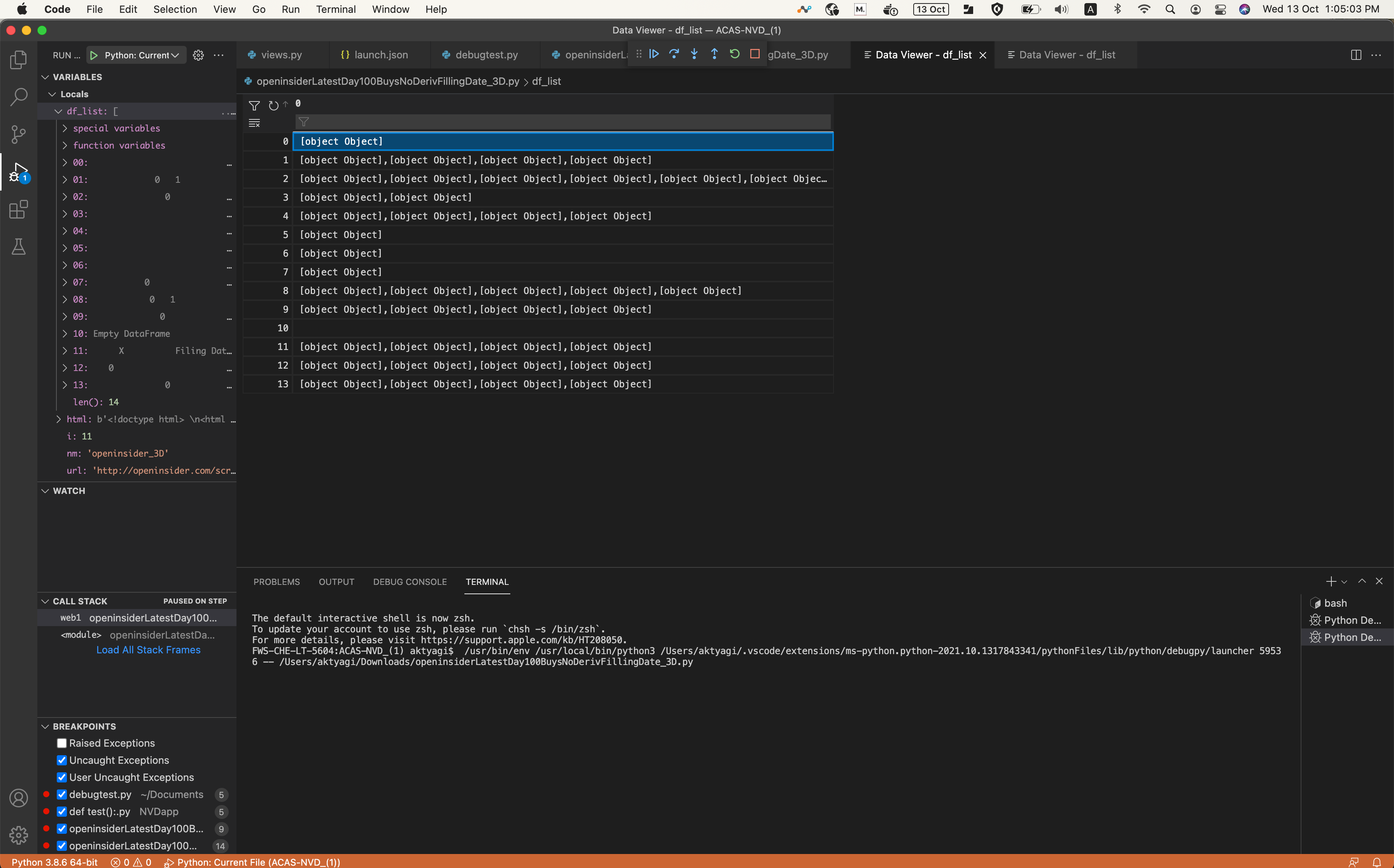 Data Viewer doesn't visualise child Dataframes · Issue #7915 · microsoft/vscode-jupyter · GitHub