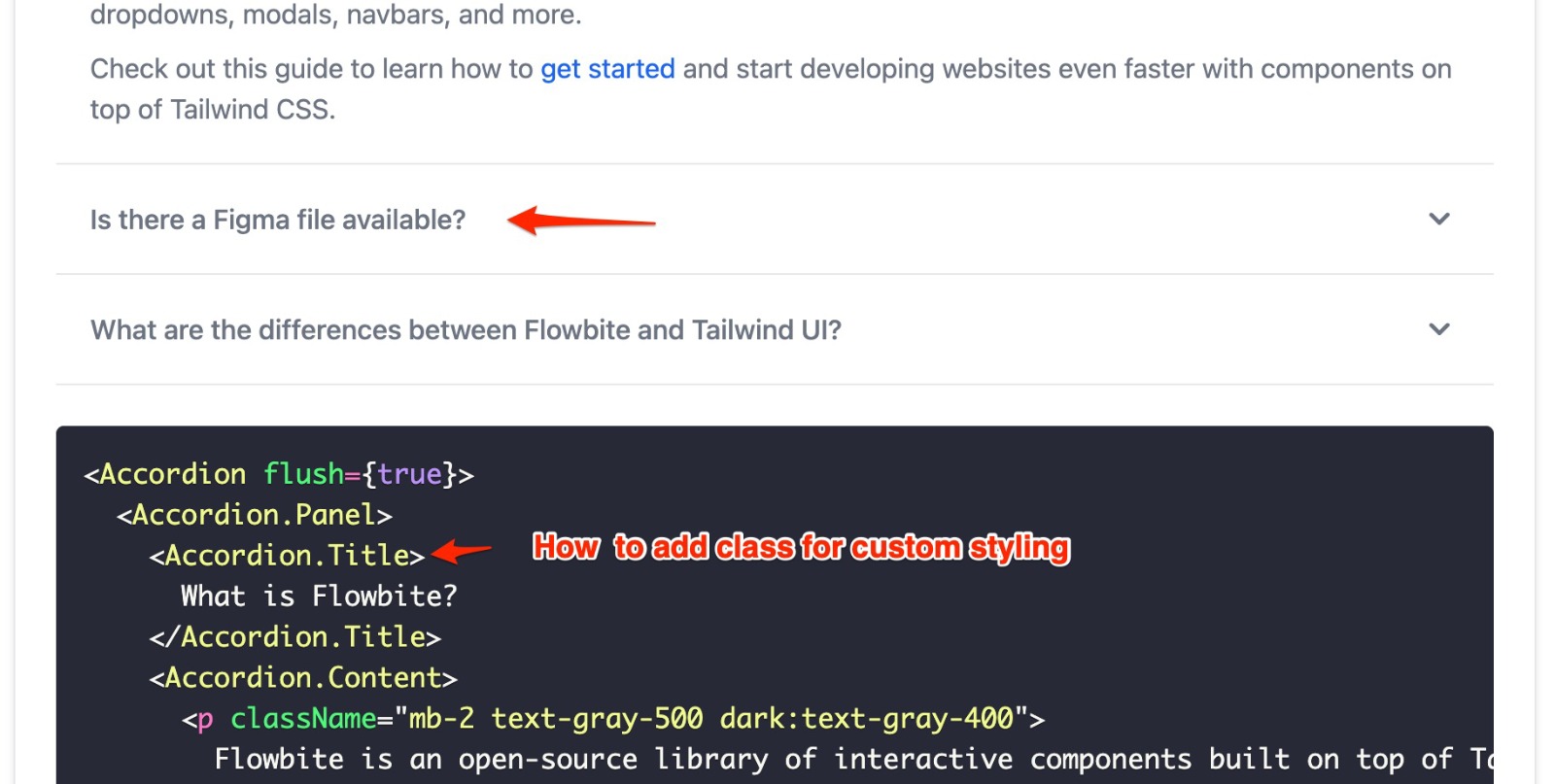How to add class into Flowbite React Components ? · themesberg flowbite ...