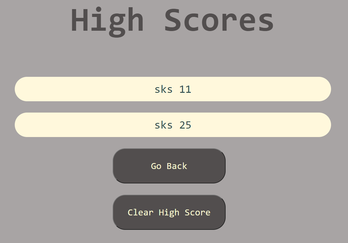 GitHub - Su5ieS/codeQuiz