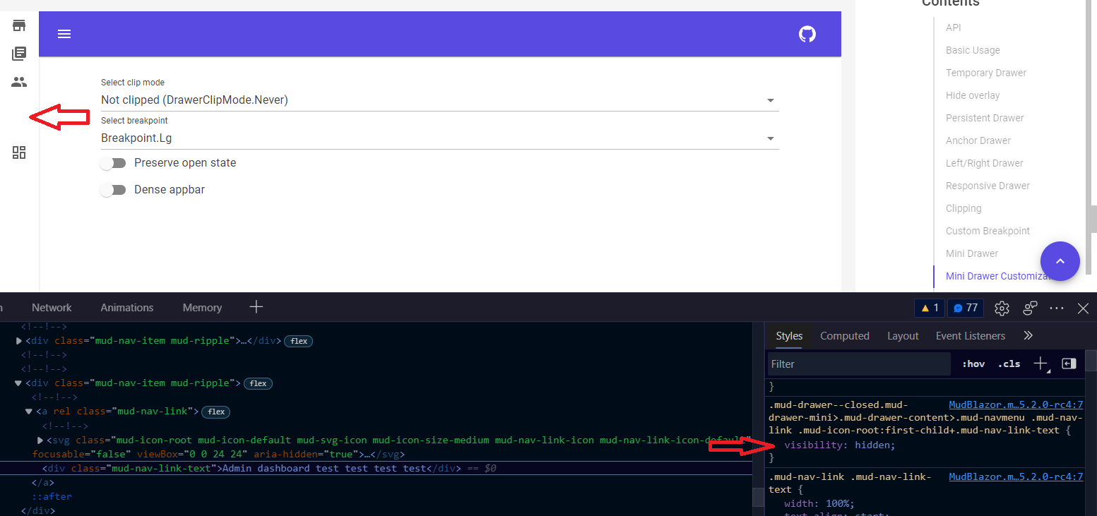 Nav Link Text Wrap by cptcrunchy · Pull Request #3181 · MudBlazor ...