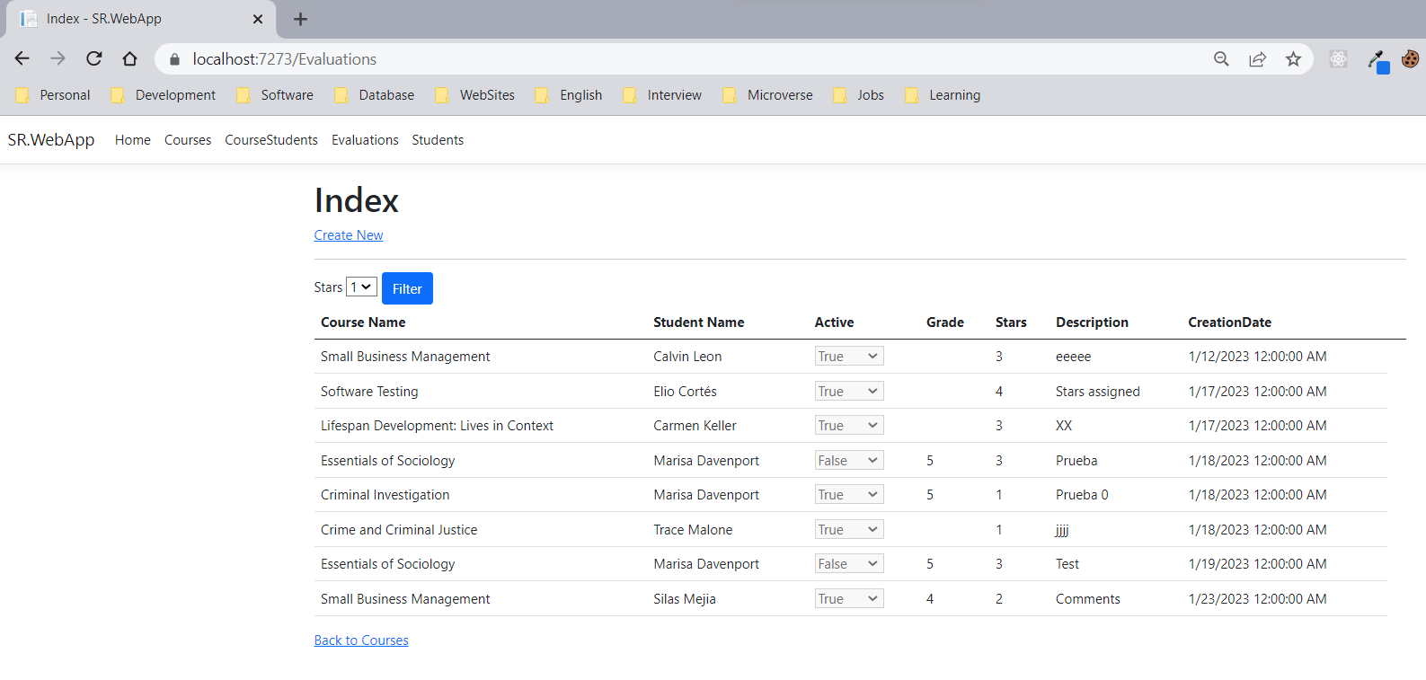 GitHub - NeckerFree/SchoolRegistration: Application that allows the students rate the courses ...