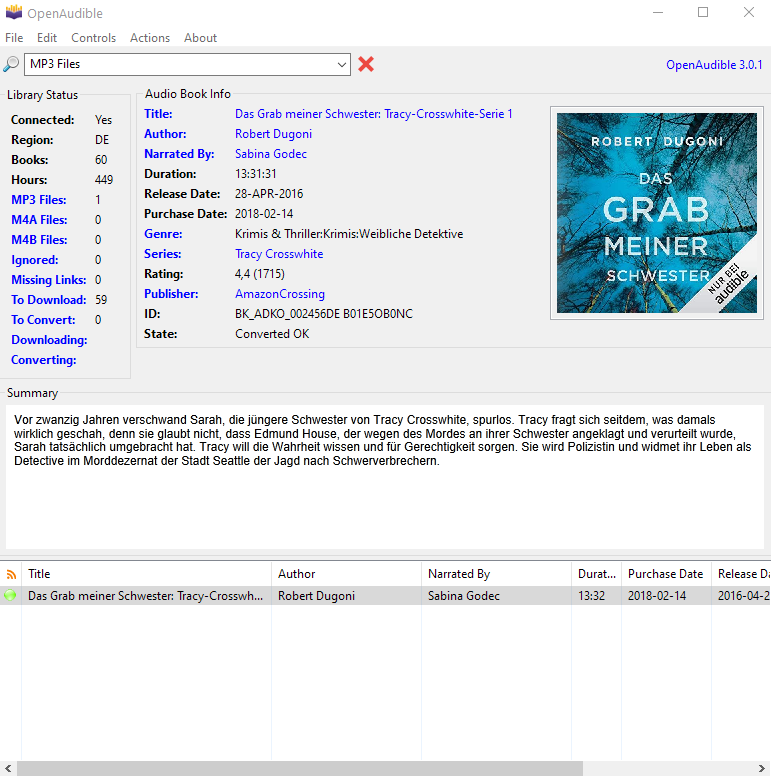 wrong storeplace for converted files (MP3, M4B) · Issue #638 · openaudible/openaudible · GitHub