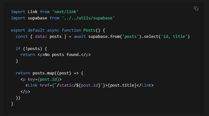 Broken blog post codeblock highlighting · Issue #12182 · supabase ...