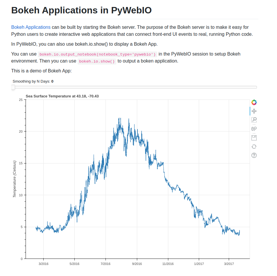 bokeh_app例子，如果开启远程访问，绘图不显示，本地访问没有问题 · Issue #342 · pywebio/PyWebIO · GitHub