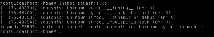 Unable to load squashfs as a kernel module · Issue #116 · plougher/squashfs-tools · GitHub