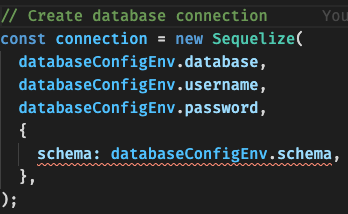 `schema` is marked as an invalid Sequelize constructor Options object param · Issue #12606 ...