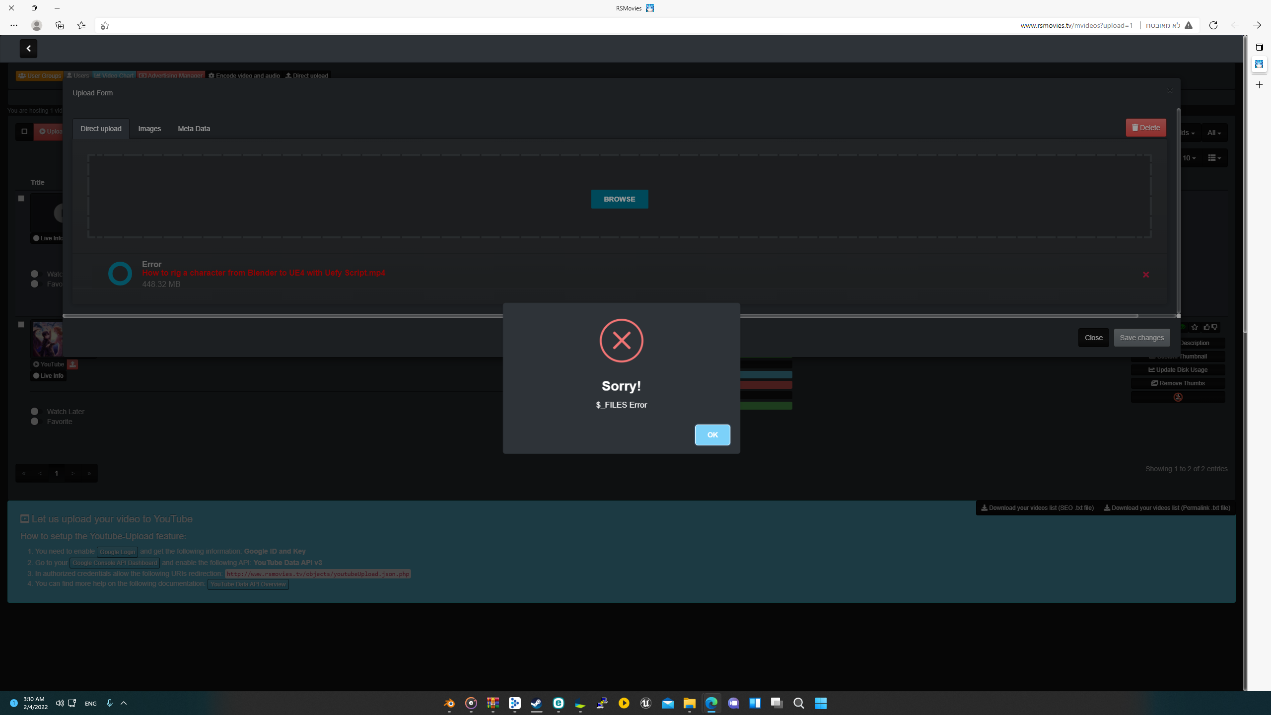 Upload Mp4 Video Error · Issue 6249 · Wwbnavideo · Github 