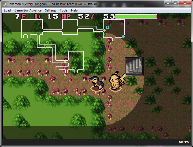 [GBA] Pokemon Mystery Dungeon (Japan) - Broken shadow/light visual effect · Issue #1104 · ares ...
