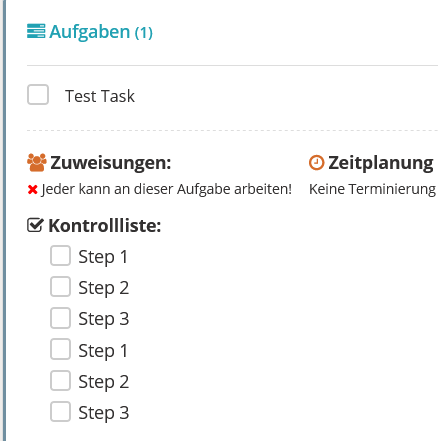 Duplicate entries in task checklist · Issue #233 · humhub/tasks · GitHub