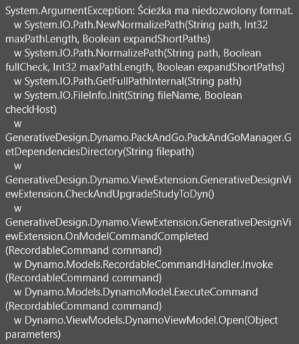 Raport o awarii z Dynamo 2.13.1.3887 · Issue #13268 · DynamoDS/Dynamo · GitHub