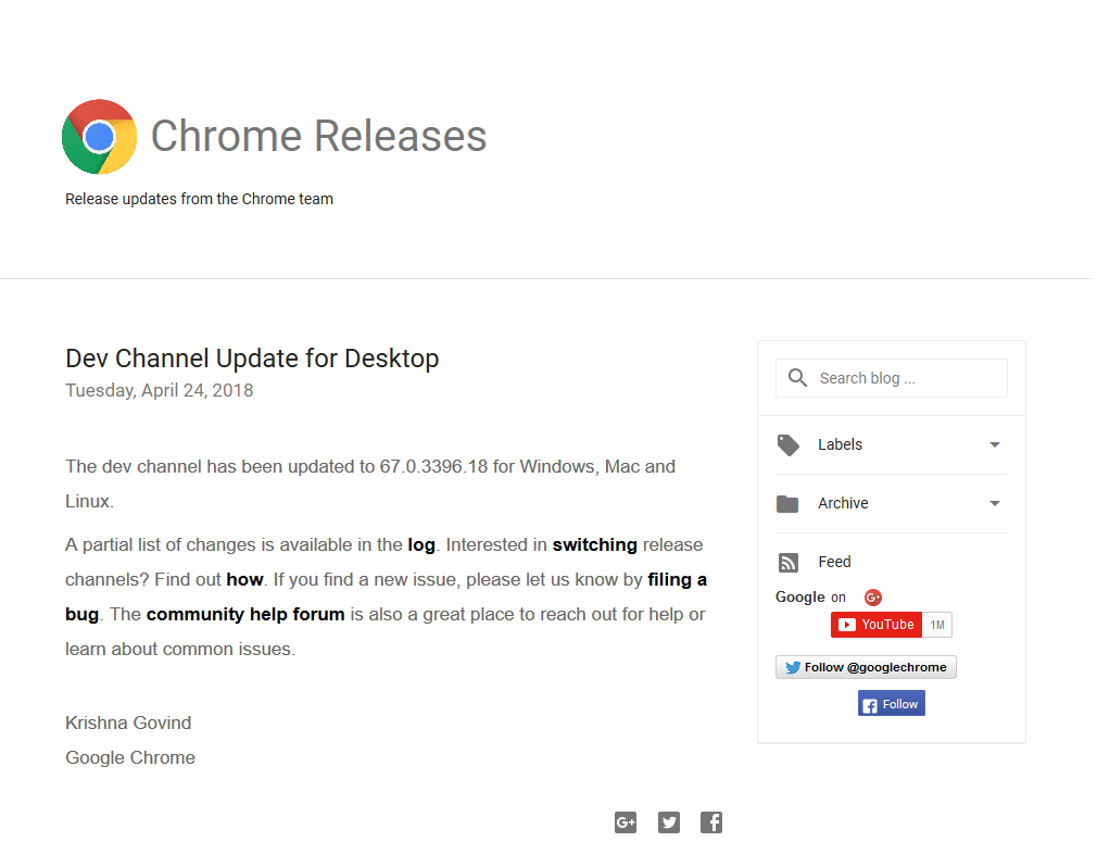 [Dynamic] various styling issues on Google Chrome Releases blog · Issue #413 · darkreader ...