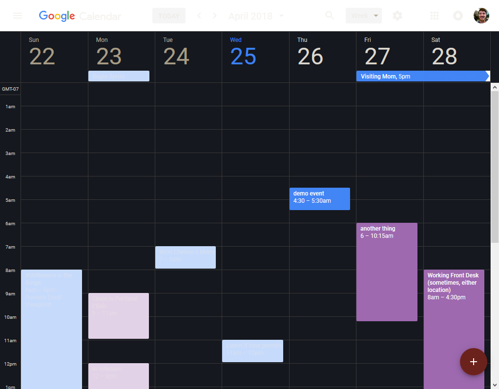 [Dynamic] various styling issues with Google Calendar · Issue #415 · darkreader/darkreader · GitHub