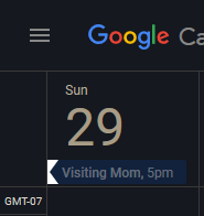 [Dynamic] various styling issues with Google Calendar · Issue #415 · darkreader/darkreader · GitHub