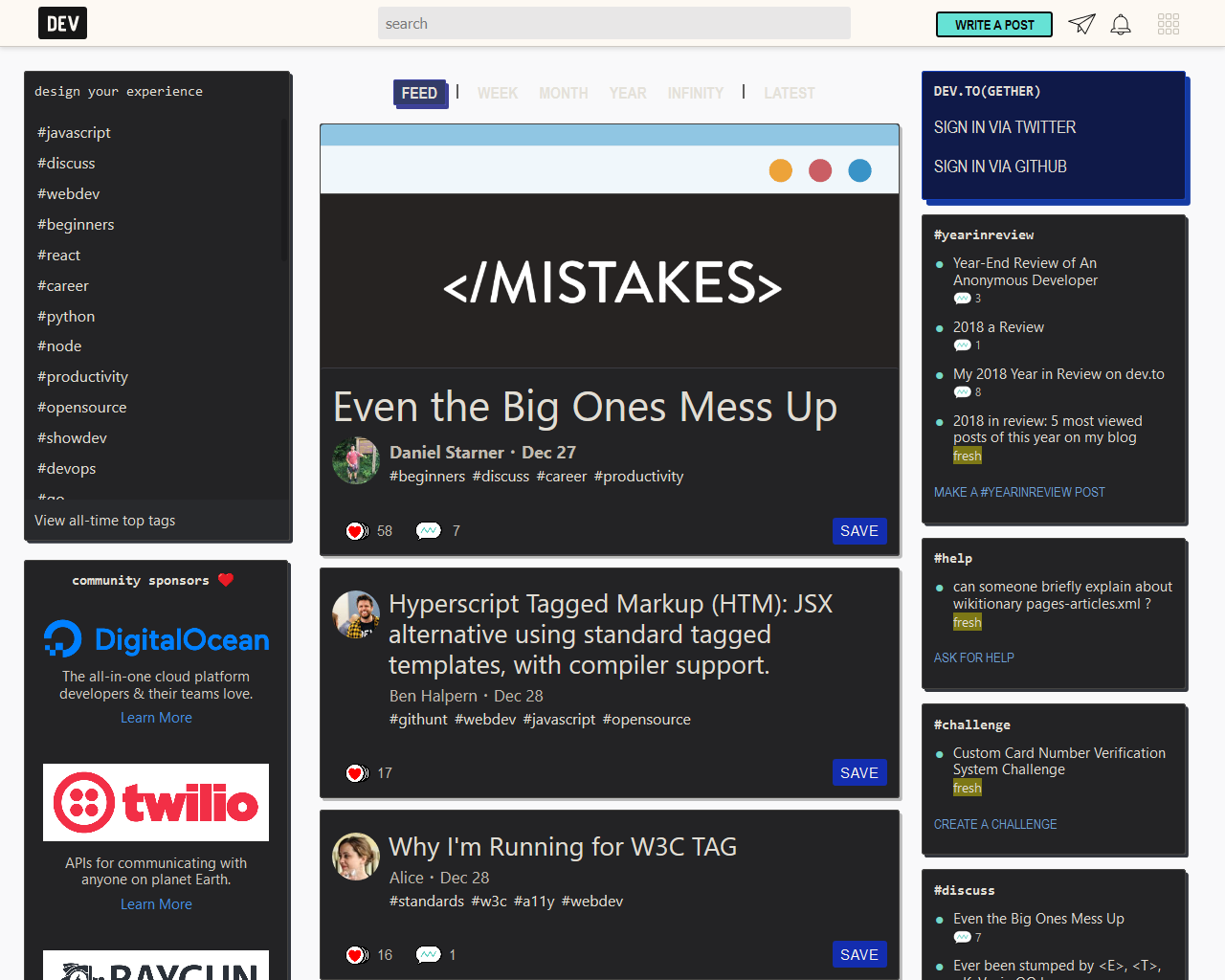 various issues on dev.to · Issue #956 · darkreader/darkreader · GitHub