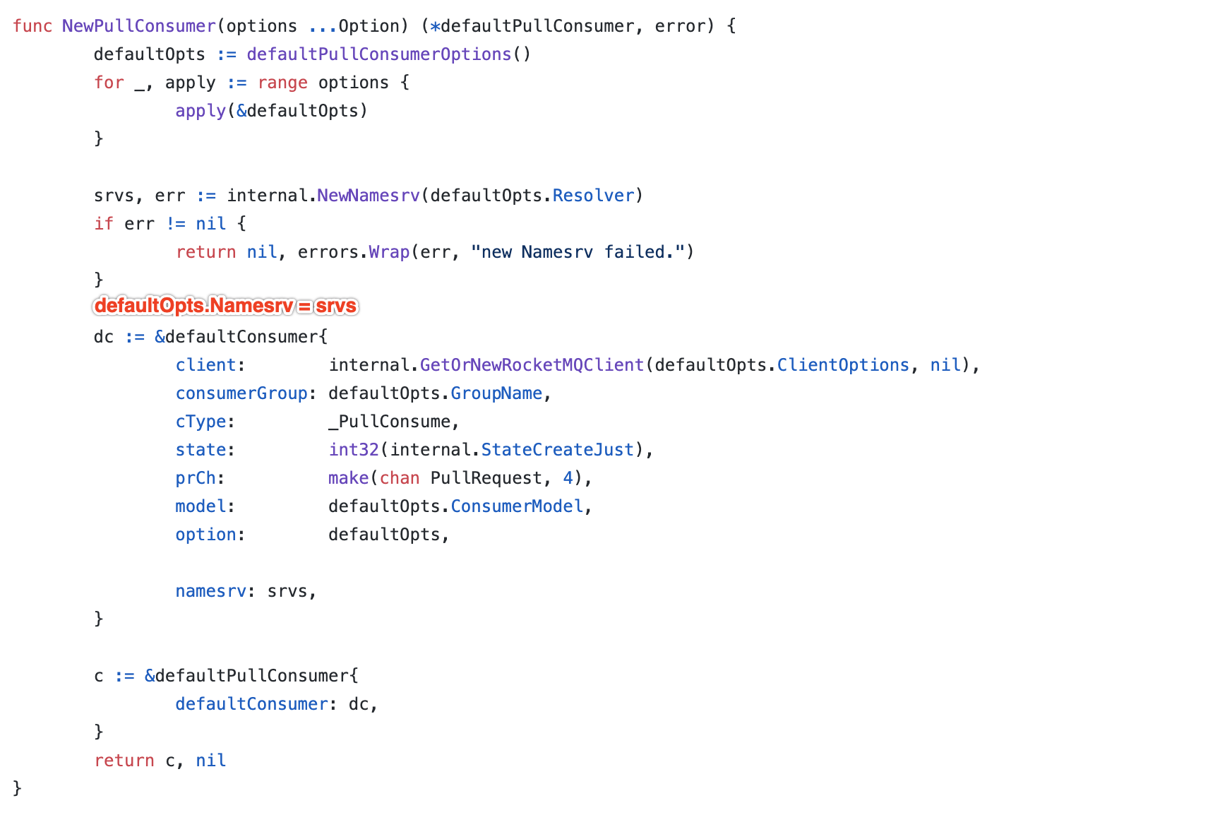 panic when pullconsumer started. · Issue #513 · apache/rocketmq-client-go · GitHub