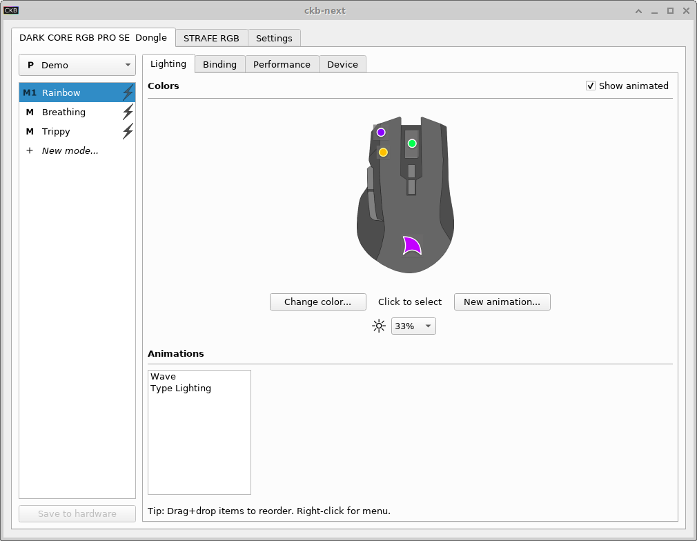 Corsair Dark Core PRO SE RGB Wireless · Issue #716 · ckb-next/ckb-next · GitHub