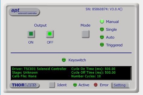 GitHub - amantampere2019/Matlab-Thorlab-Solenoid-Controller: MATLAB code for interfacing with ...