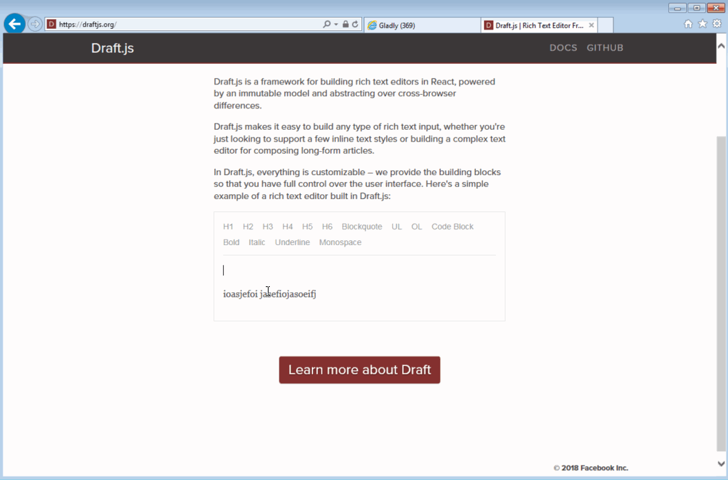 Selecting lines of empty text and using RichTextUtils to toggle inline styles in Windows 7 IE11 ...