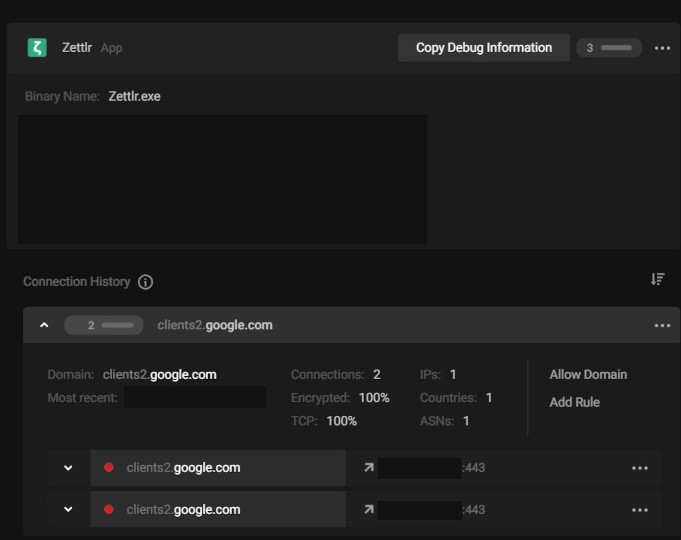 [Bug] the program connects to clients2.google.com when running · Issue ...