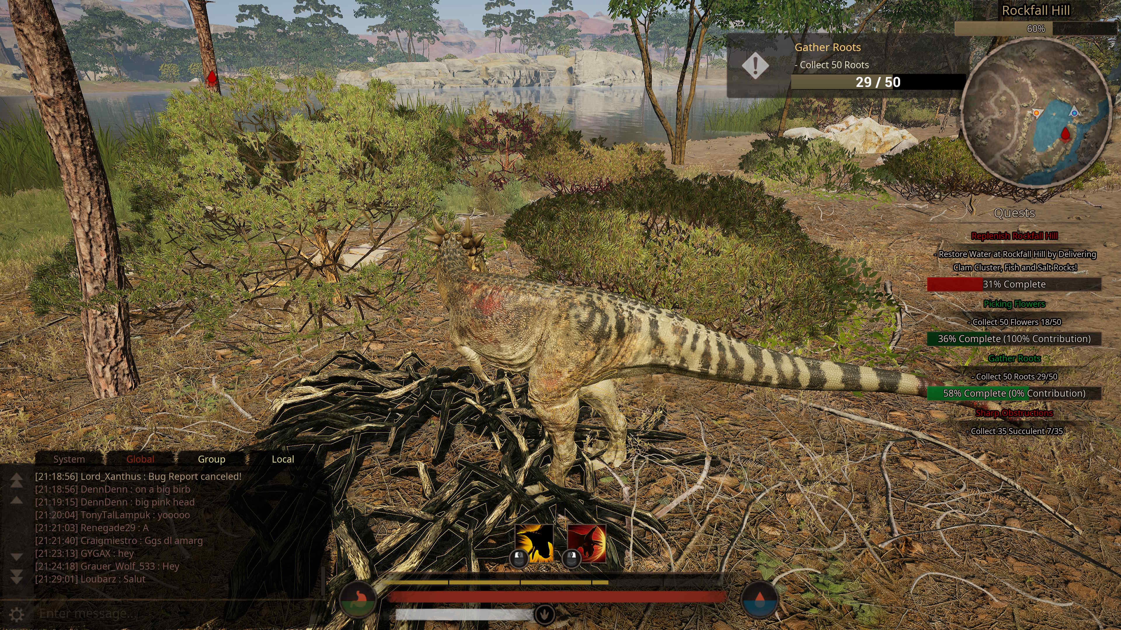 Gondwa Rockfall Hills Root Quest Not Giving Rewardsgrowth · Issue 12015 · Alderon Games
