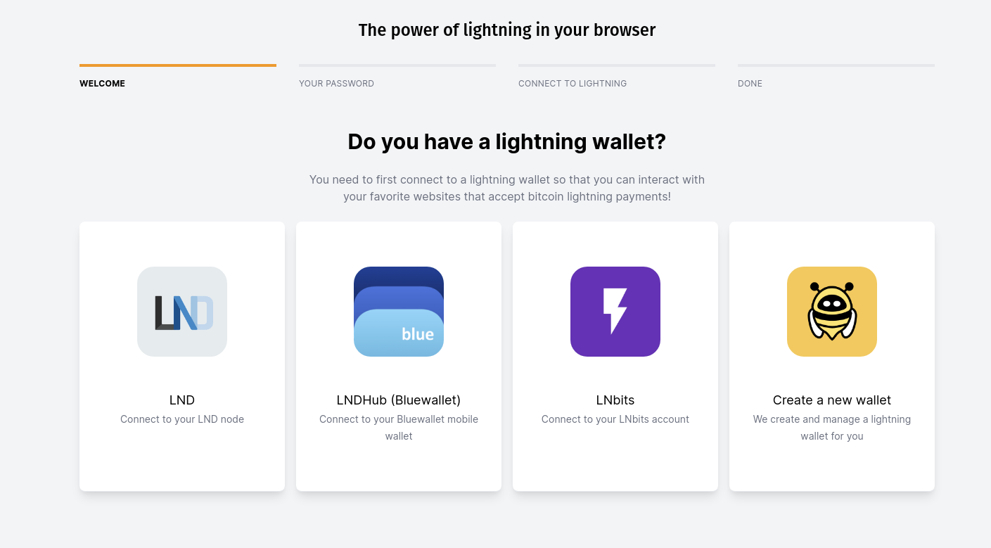 Bug: New onboarding screen top nav is not working · Issue #479 · getAlby/lightning-browser ...