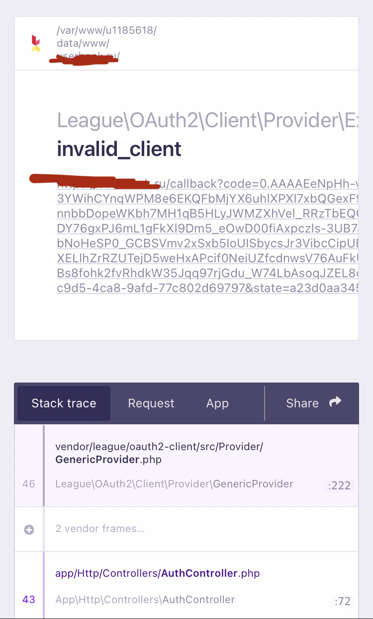 invalid_client · Issue #53 · microsoftgraph/msgraph-sample-phpapp · GitHub