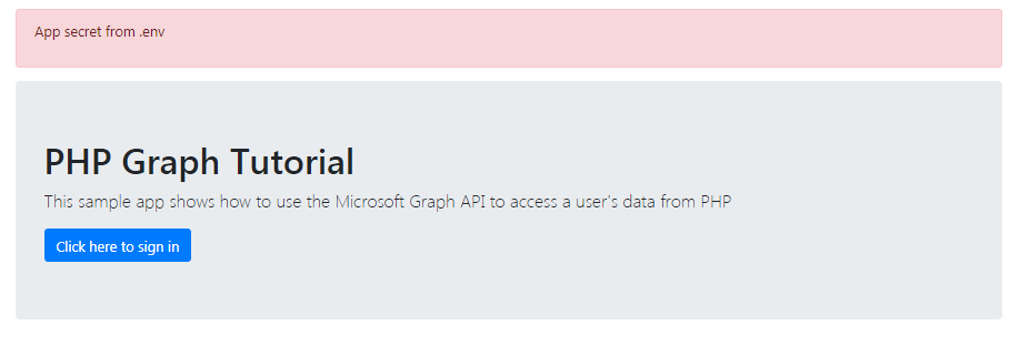 invalid_client · Issue #53 · microsoftgraph/msgraph-sample-phpapp · GitHub