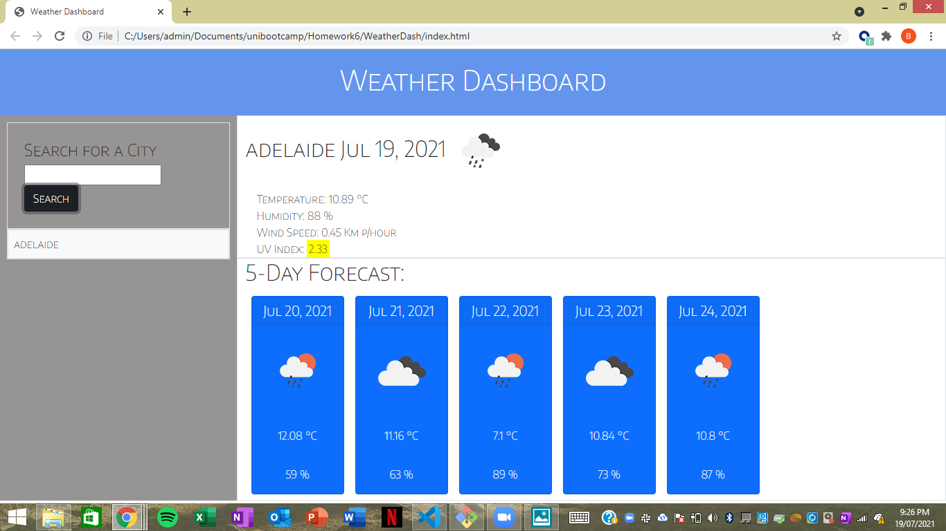 GitHub - BSchumann15/WeatherDash