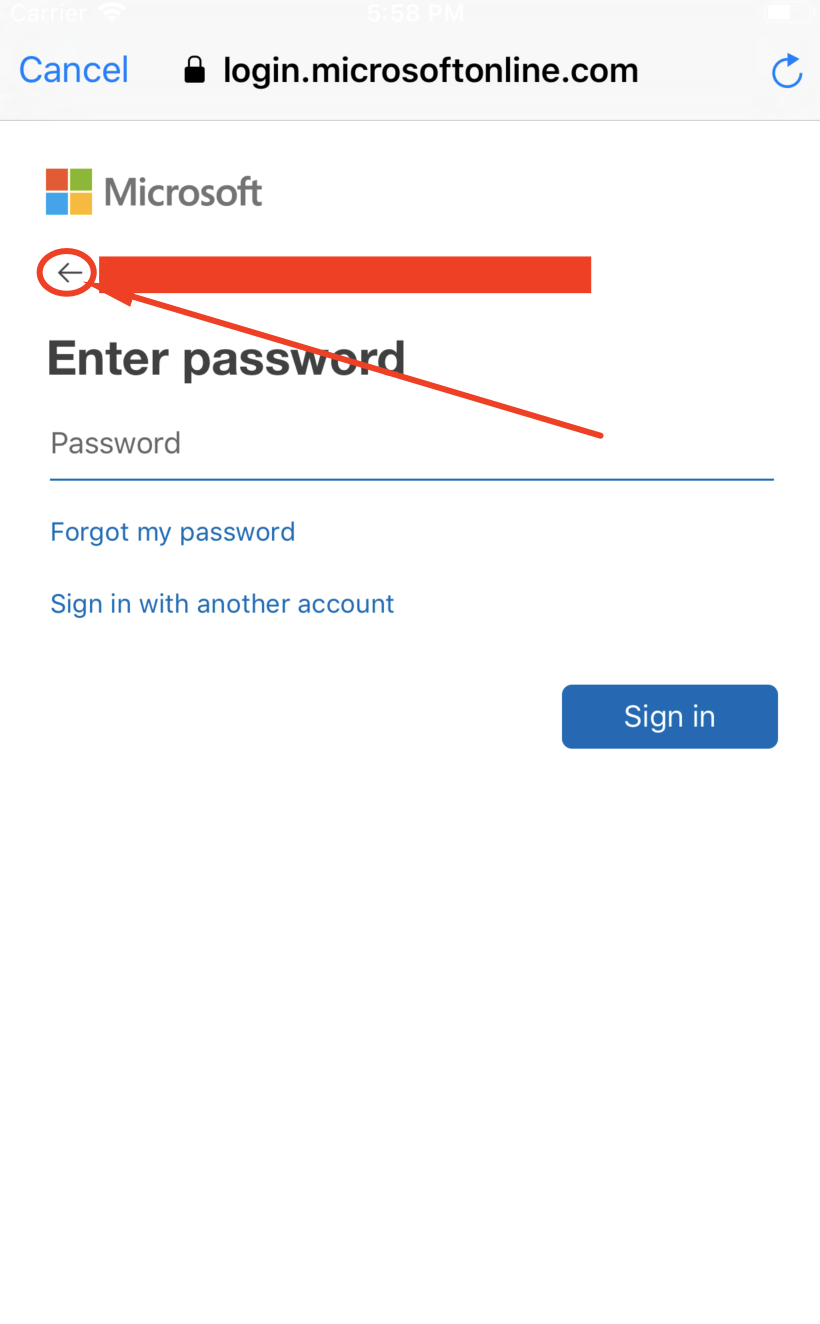 Library does not handle response after provider's 'Back Button' press ...