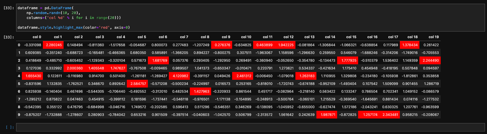 Highlight Problem about dataframe · Issue #4938 · streamlit/streamlit · GitHub